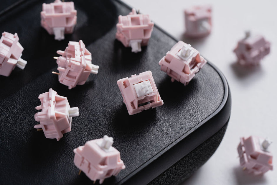 Strawberry Milk Custom Keyboard Switch | Dangkeebs